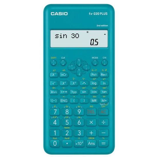 Calculatrice - Casio - Fx-220 Plus-2 - 10 chiffres - Affichage 2 lignes ...