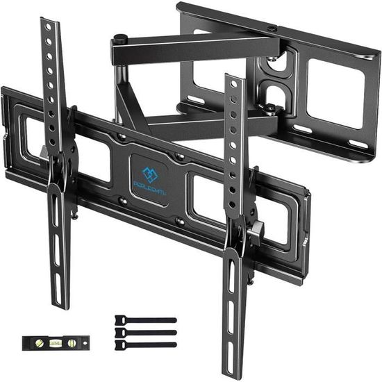 Support Mural TV Orientable et Inclinable pour écrans 26-60 Pouces LED LCD Plasma et Courbé ...