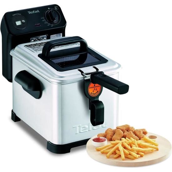 Friteuse électrique semi-professionnelle, Capacité 4 L, Jusqu'à 4 ...