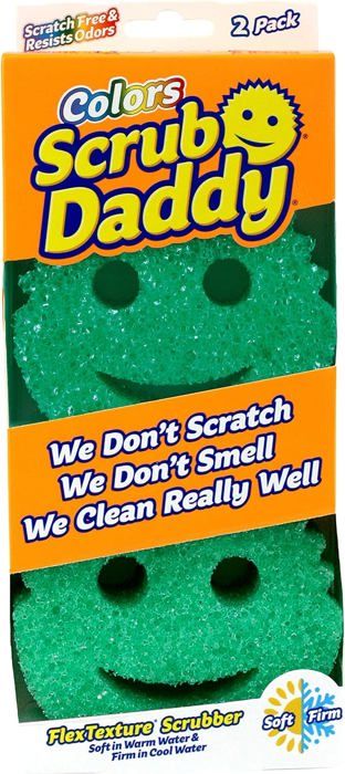 Color Eponge Smiley Anti-Rayures, Eponge Vaisselle Lavable ...