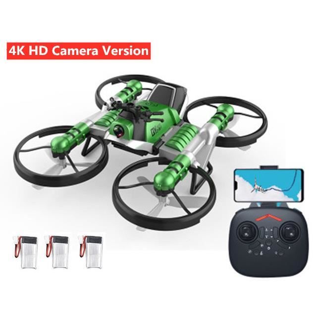 4K vert Wi-Fi 3B - Nouveau Drone Radiocommandé 2.4g À 4 Axes, Rotation ...
