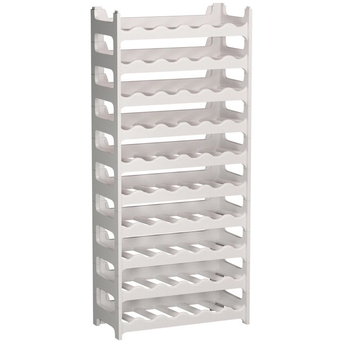 Casier à bouteilles modulable ARTECSIS 60 Bouteilles – Cave à vin en plastique, 60x28x132 cm ...
