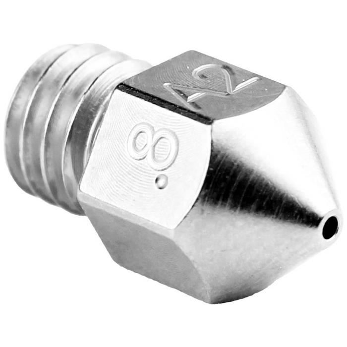 Buse micro-Swiss MK8, 1 mm Plated A2 Hardened Steel Nozzle M2585-10 ...