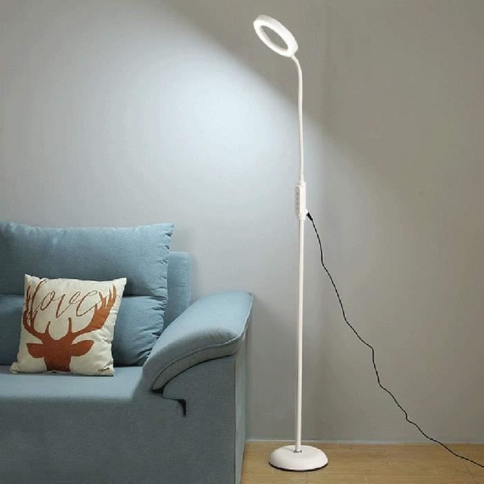 Lampadaire - Coin - Led - Lumière Blanche - Base Stable - Fer Forgé ...