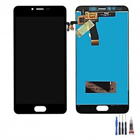 ECRAN LCD + VITRE TACTILE pour MEIZU M5 NOIR - Cdiscount Téléphonie