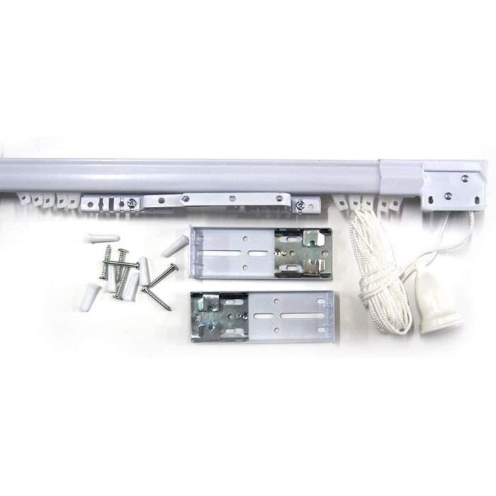 Tringle à rideau extensible, avec rail de rideau, en fer blanc ...