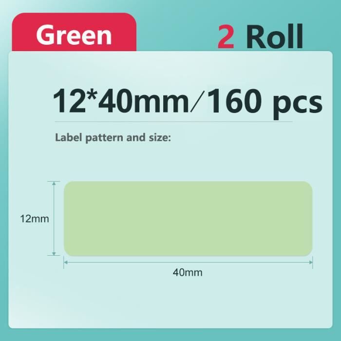 Gommette,Étiquette de supermarché imprimée 2P D11, papier autocollant ...