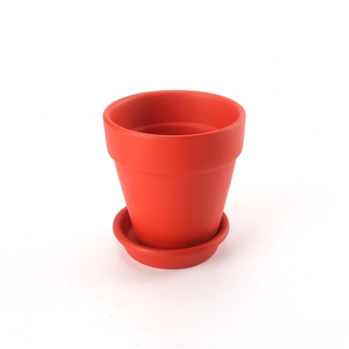 Pot de fleur,Pot de fleurs en terre cuite avec trou de fuite, Pot de ...