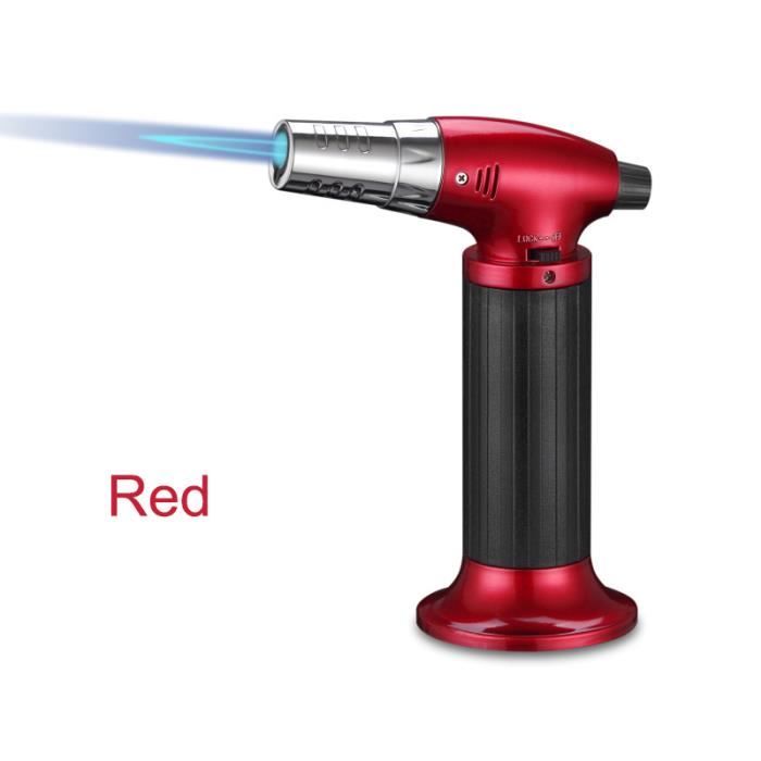 Briquet à jet à gaz butane illable, torche de cuisine, cuisine ...