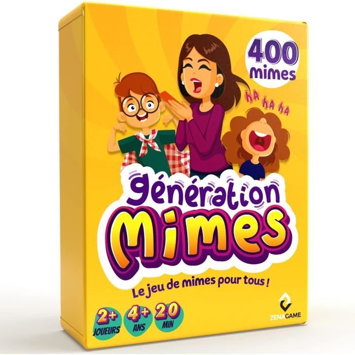 Génération Mimes Jeu De Société - Jeu D'Ambiance - Famille - Jeu De ...