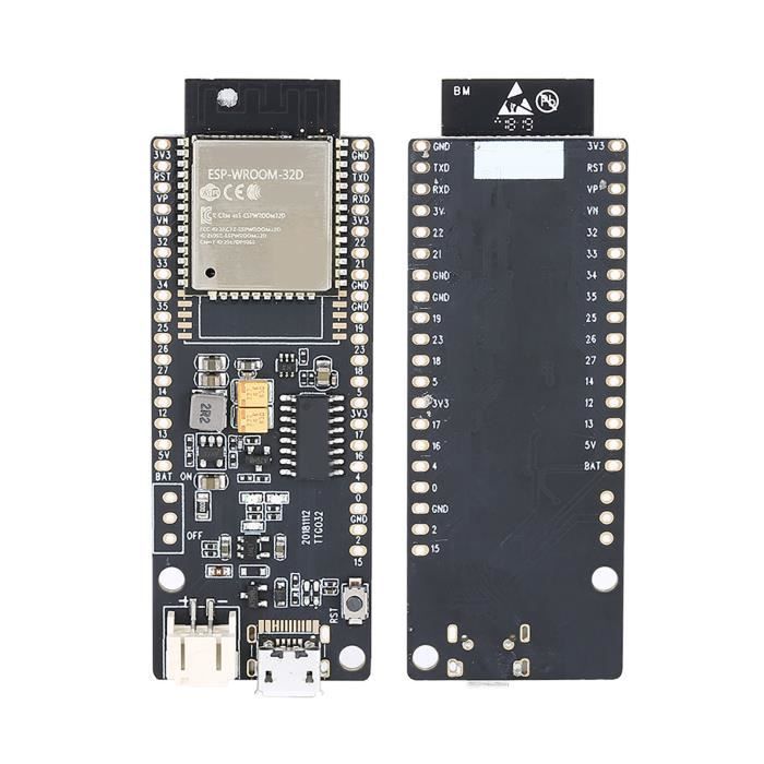 Dioche Module ESP32 Pour TTGO REV1 ESP3-WROOM-32 Module 4 Mo de mémoire Flash Compatible pour ...