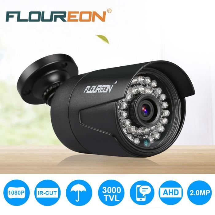 FLOUREON Caméra de surveillance Extérieur CCTV DVR 1080P 2.0MP 3000TVL ...