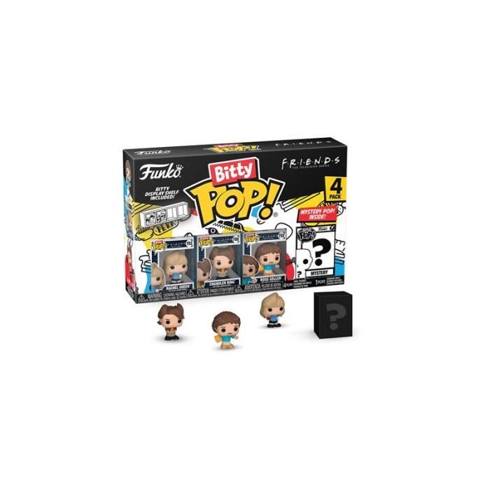 Pack 4 figurines Funko Bitty Pop Friends 80 s Rachel - FUNKO - Pop ...