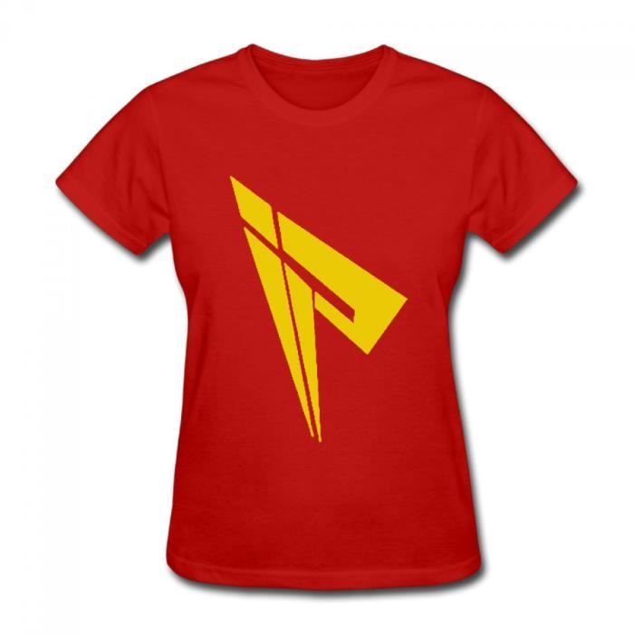 Faze Pamaj Logo Transparent Femme Col rond Coton Manche courte T-shirt ...