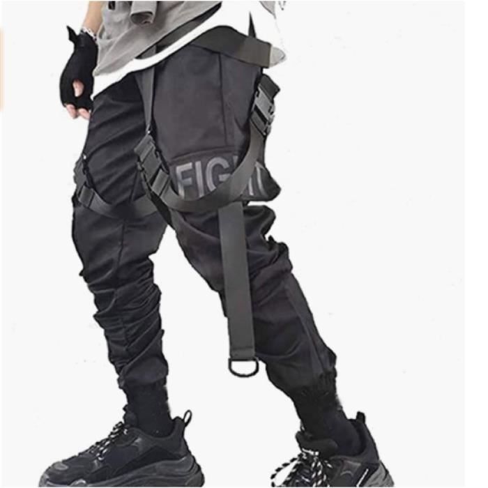 Pantalons De Jogging Pour Homme, Style Hip-hop, Gothique,Pour Homme,Noir,S Noir - Cdiscount Prêt ...