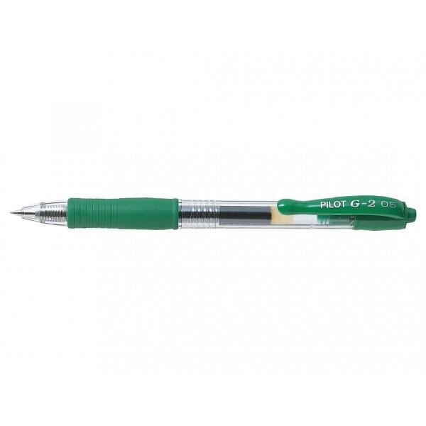 Stylo G-2 roller encre gel pointe fine vert - PILOT - Roller gel ...