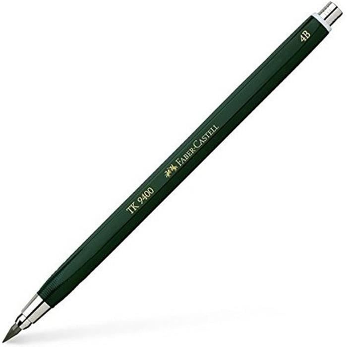 FABER-CASTELL - Crayon graphite TK 9400, dureté: 4B longueur: 145 mm ...