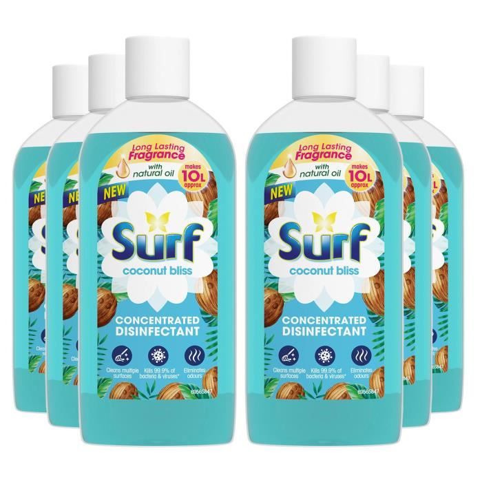 Surf Concentrated Disinfectant Coconut Bliss Multi-Purpose Cleaner 6 ...