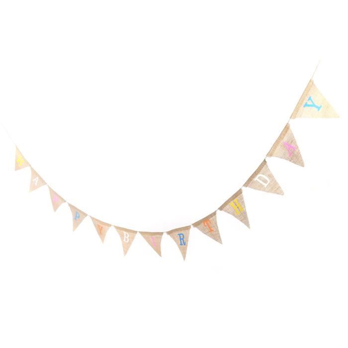 TMISHION Drapeau suspendu Bruant Fanion Drapeau Triangulaire de Fanion ...