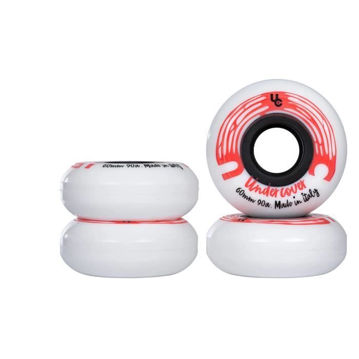 UNDERCOVER - Roue street IT 60mm/90A [x4] - Blanc - Roller - Adulte ...