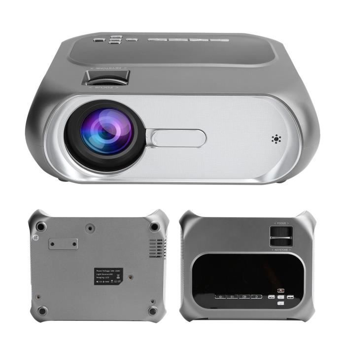 Projecteur LED Projecteur quipement de Projection à Maison Portable Version Intelligente video ...