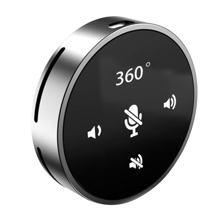 Microphone de conférence USB Haut-parleur Micro omnidirectionnel à 360 ...