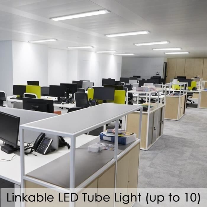 Lampe Led 36W Pour Locaux Humides, Tube Led 120Cm, 4000K 3060Lm Lampe D ...