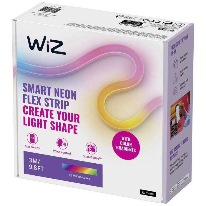 Ruban LED - WIZ - Multi-Color - 3 mètres - Flexible - Compatible Space ...