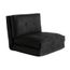 Miliboo - Chauffeuse convertible design noire SALLY - Cdiscount Maison