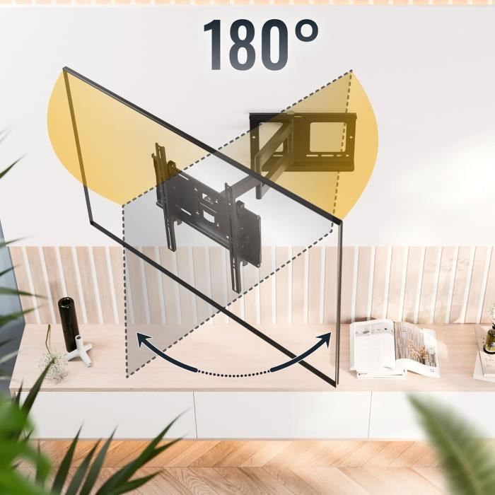 Support Tv Mural 31-65" R23-S Pouces(79-165Cm)Orientable Et Inclinable ...