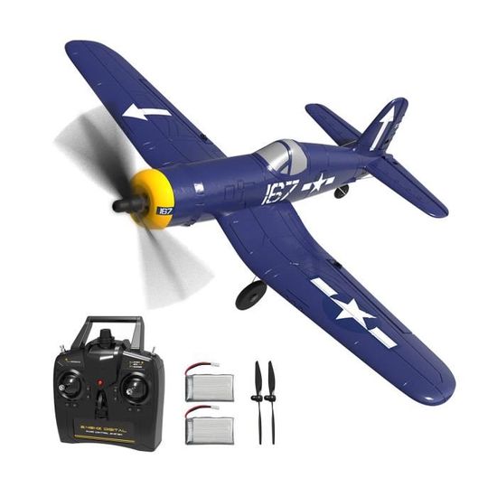 Avion télécommandé F4U-Avion Radiocommandé Epp 400mm Zero-p40-bf109 ...