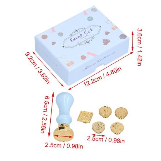 Sceau de tampon de cire Opération facile Haute durabilité Antirouille ...