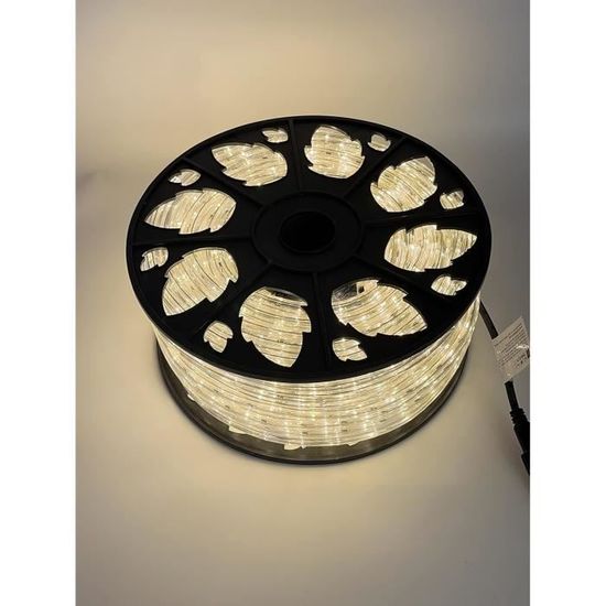 Profi Serie - Tube Lumineux Led 50 M, Rope Light, 230V, Blanc Chaud ...