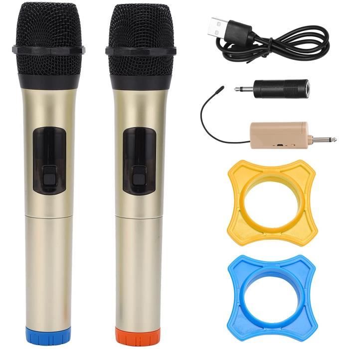 Microphone sans fil microphone sans fil à main uhf micro karaoké ...