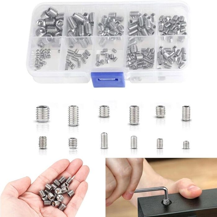 200Pcs Vis Allen Acier Inoxydable Vis Mtriques Accessoires ...