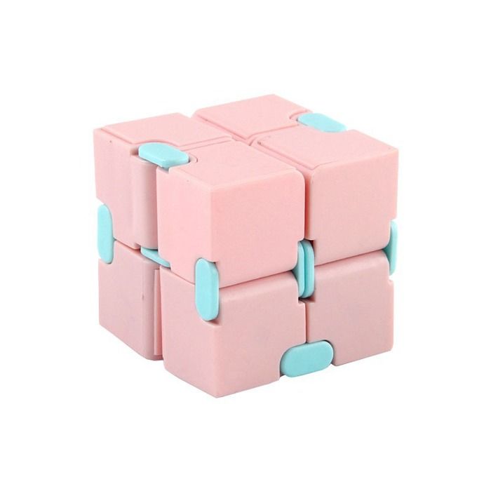 Cube infini macaron couleur rose, jouet créatif et anti-stress pour ...