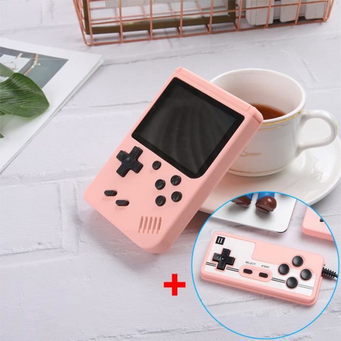 Rose-Mini Console de jeu rétro avec 1 contrôleur, prend en charge deux ...