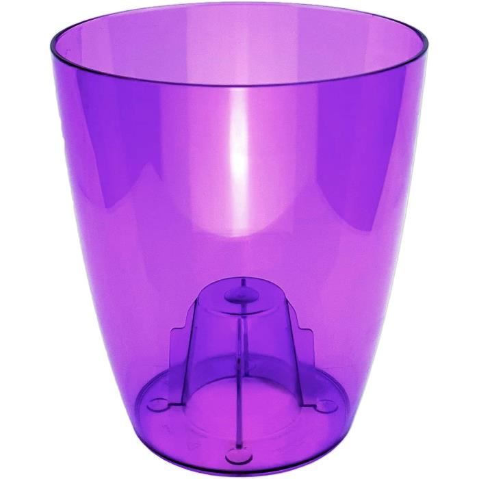 Cache-pot transparent pour orchidées - Clima - Cultiva - 1,5L - Forme ...
