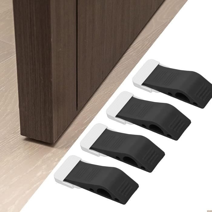 Lot De 4 Butées De Porte Pour Bas De Porte, Cale De Porte Polyvalente ...