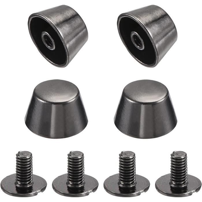 12X7Mm Rivet Goujons Vis Dos Plat Creux Pieds Goujon Pointe Pour Cuir ...