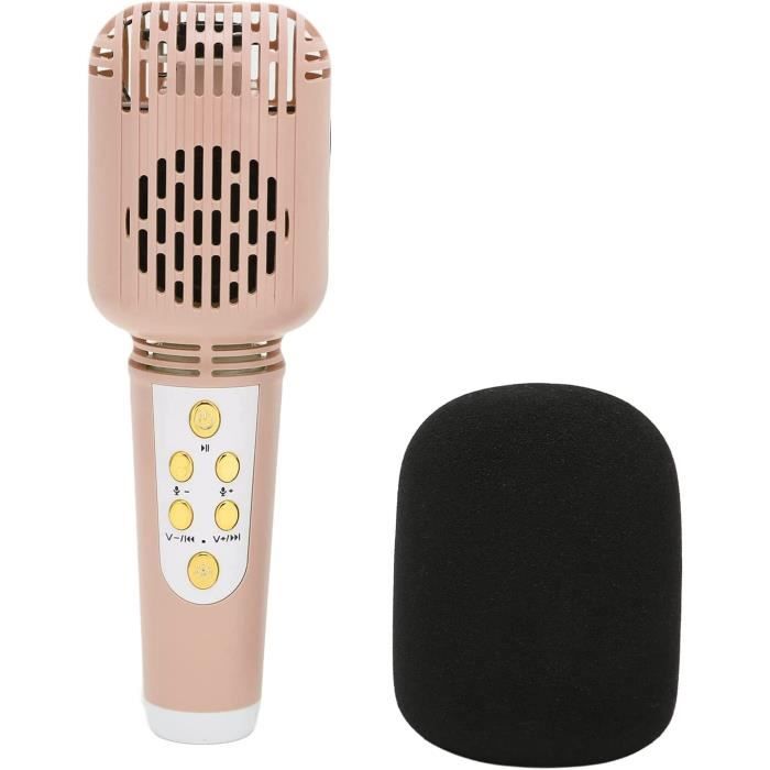 Microphone Bluetooth sans Fil, Sortie 5W 4-6H Temps d'utilisation ABS ...