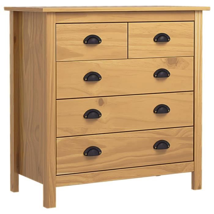 BINGO- Buffet bas Moderne Armoire Commode bahut vaisselier 79x40x80 cm ...