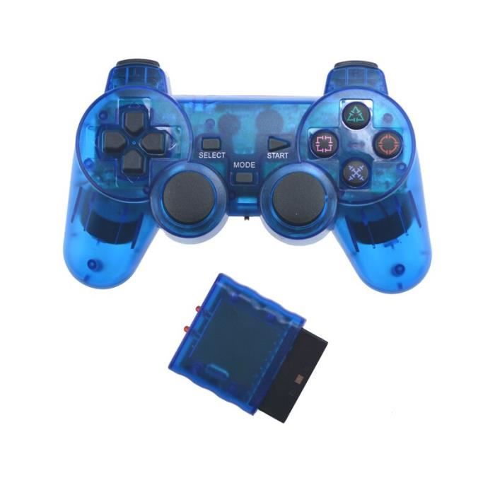 Manette de jeu sans fil Bluetooth pour Console PS2, contrôleur ...