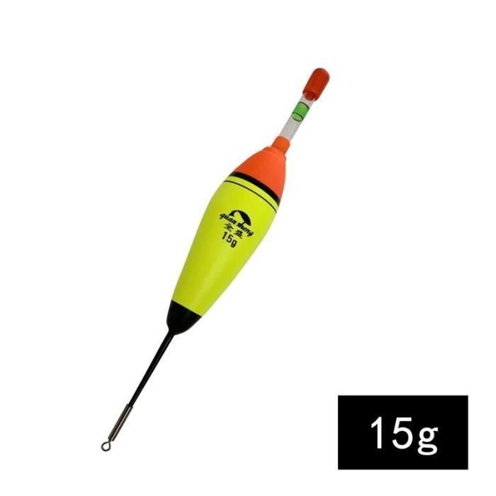 Flotteur de pêche lumineux et verticale,lot de 2 pièces, bâton pour ...