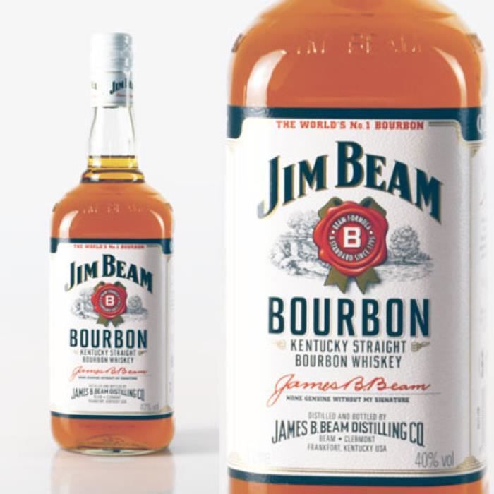Bourbon Jim Beam White Label - Achat / Vente Bourbon Jim Beam White ...