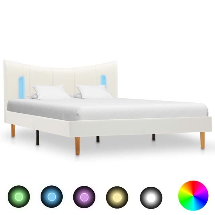 MMP-6704Bon Lit Double Lit Grand Elégant - Lit Adulte Contemporain avec ...