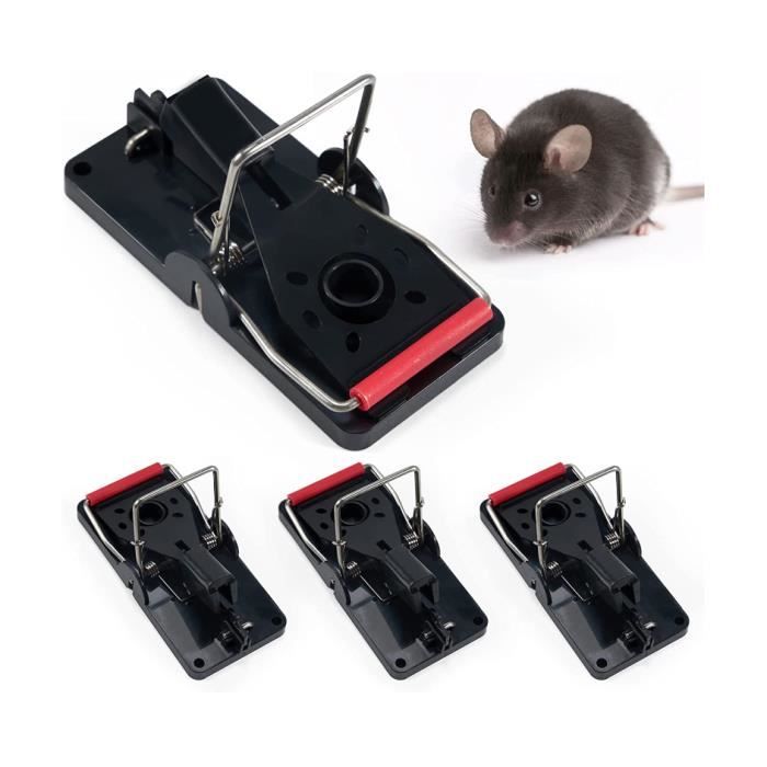 Piege a Rat Professionnel, 4 Pièces Piège à Souris Réutilisables, Piege ...