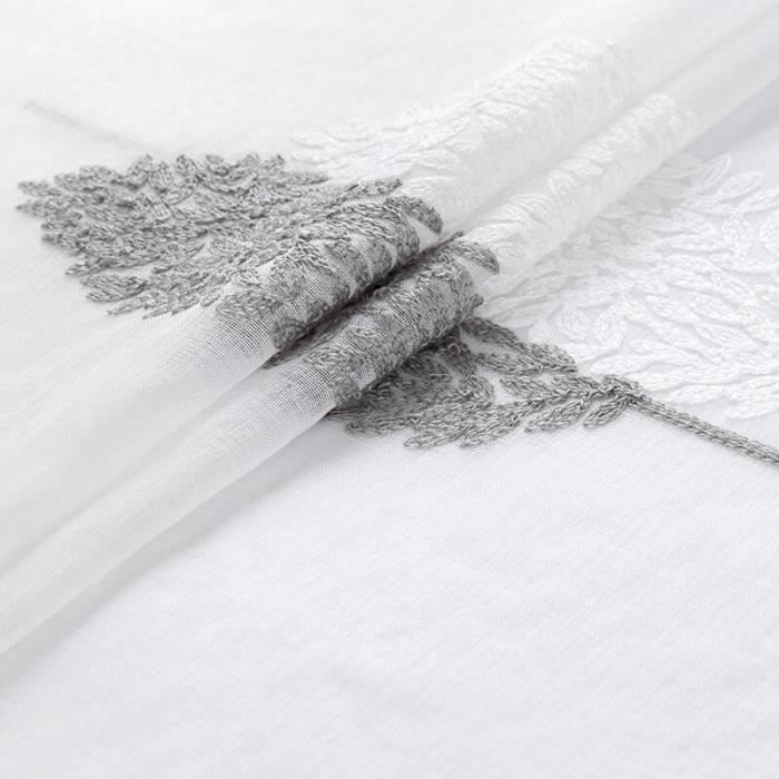 Photophore - Lanterne A Bougie JNFJE Modern Embroidered Sheer Curtains ...