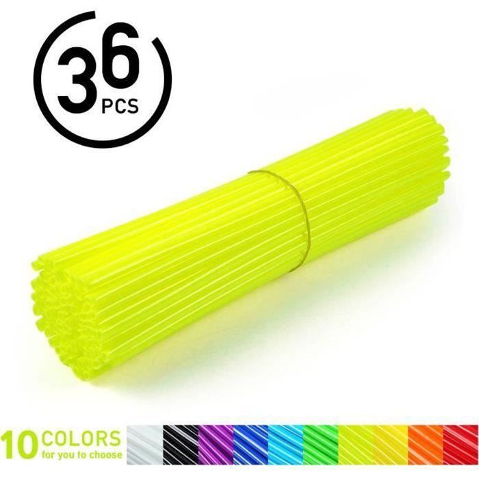 FUNNING-VORCOOL Protège Rayon de Vélo Spoke Skins Motocross Protecteur ...