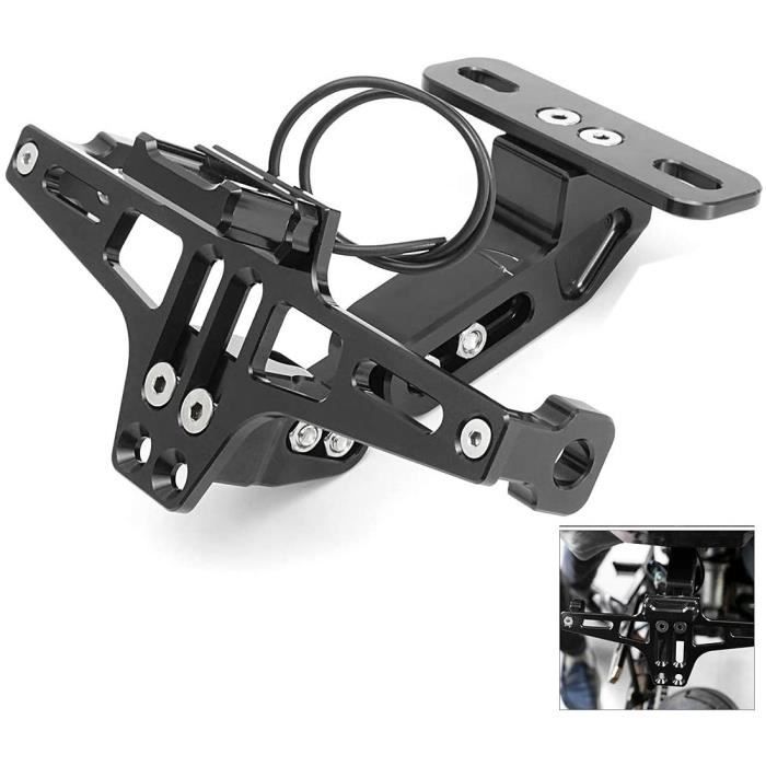 Support De Plaque D Immatriculation Moto - Cnc Permis Cadre L ...
